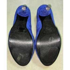 Shoes | Royal Blue Platform Heels | Poshmark